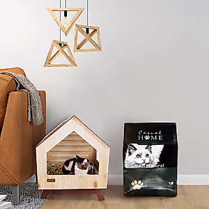 Casual Home 100% Natural Pine Wood Non-Clumping Cat Litter Wood Pellets