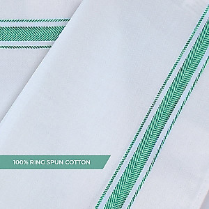 Avalon Dish Towels Set (Value Pack of 15) Size 15x25 Inch, 100% Cotton Soft & Absorbent Linen Kitchen Towels, Tea Towels, Reusable Cleaning Cloths for Household Cleaning (Green)