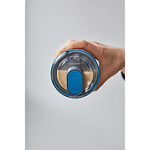 BLACK + BLUM - Insulated Tumbler - 18/8 Stainless Steel Vacuum Insulated Travel Tumbler with Leak Proof, Lockable Lid - Keeps Hot for 6hrs, Cold for 8hrs, Ocean - 600ml