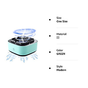 Rumia Smokeless Ashtrays for Cigarettes Indoor,2 in 1 Air Purifier Multifunctional Negative Ion Air Fresher for Home,Office,Outdoor-Green