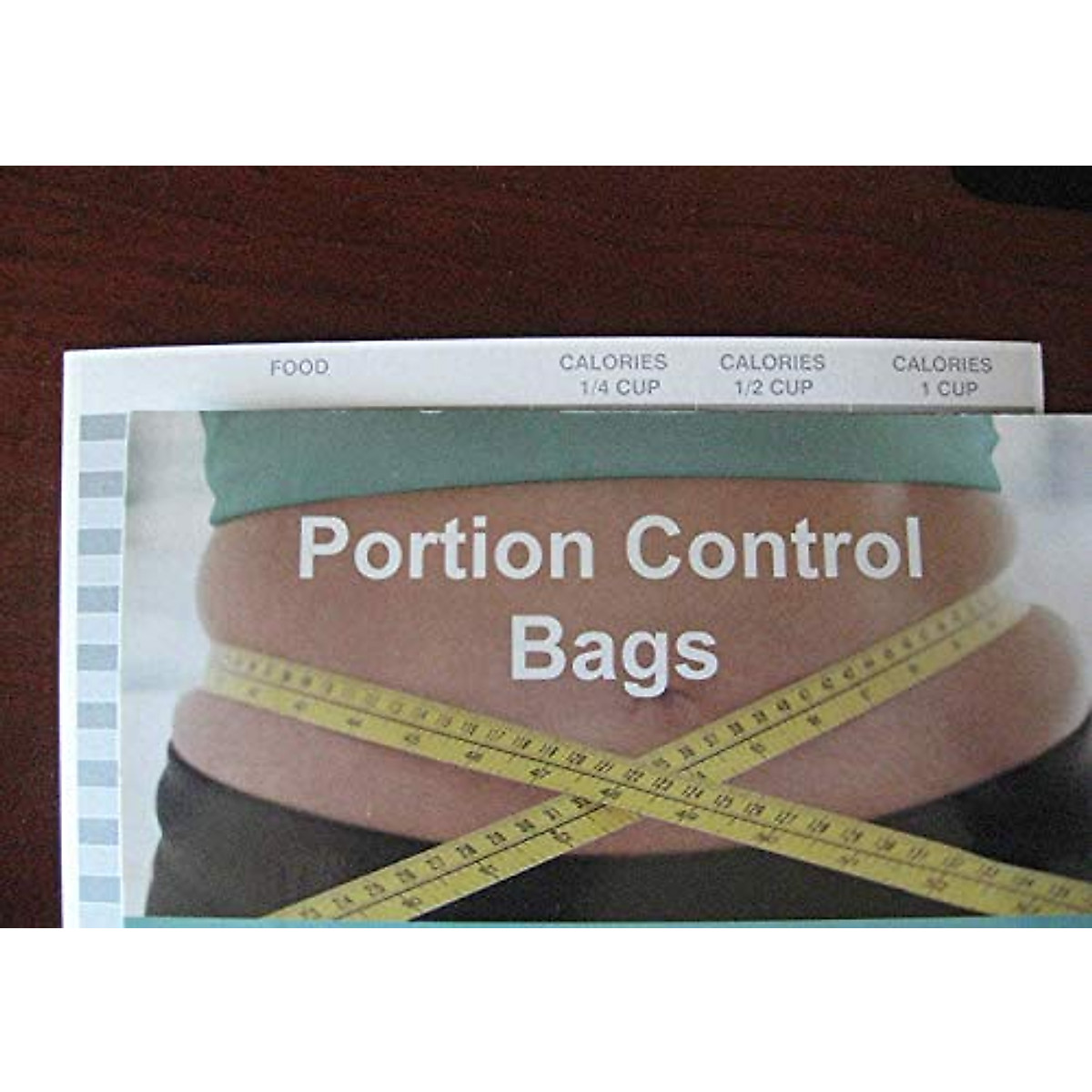Portion Control Zip Lock Plastic Bags CALORIE CHART for 100 Calorie Packs of Snack Nuts BPA FREE (80)