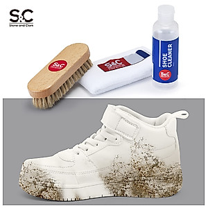 Travel Sneaker Cleaner Kit - Premium 3.5oz Shoe Cleaner Sneakers Kit for Leather, Suede, Nubuck and Whites