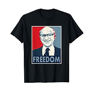 Milton Retro Friedman Graphic T-Shirt