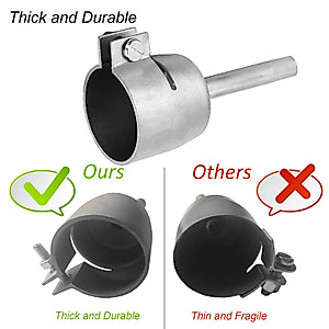 aTourer Plastic Welder Tips, Heat Gun Speed Welding Nozzle for Hot Air Torch PP PVC PE ABS Rods (Speed Welding Nozzle 4pc)