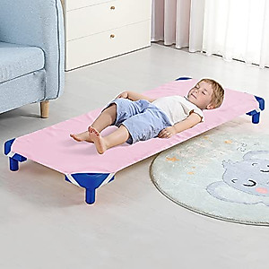 Standard Size Daycare/Pre-School Cot Sheet, 23" x 51", Children’s Naptime Cot Sheet, Pink, Breathable Microfiber Nap Sheet for Boys and Girls