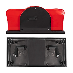 Crazy Games 2 Deck Manual Card Shuffler with Hand Crank for Blackjack, Uno, Poker, Rummy, Pokemon Cards | Easy to Use Card Mixer Machine with 2 Free Decks