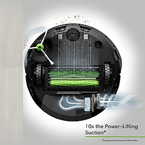 iRobot Roomba i6+ (6550) Robot Vacuum with Automatic Dirt Disposal-Empties Itself for up to 60 Days, Wi-Fi Connected, Works with Alexa, Carpets, + Smart Mapping Upgrade - Clean & Schedule by Room