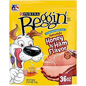Purina Beggin’ Limited Edition Adult Dog Treats, Homestyle! Honey N’ Ham Flavor - 36 oz. Pouch