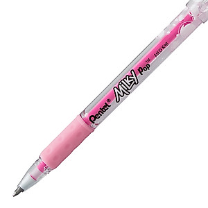 Pentel Milky Pop Pastel Gel Pen, (0.8mm), Medium Line, Assorted Colors, Pack of 8 (K98BP8M)