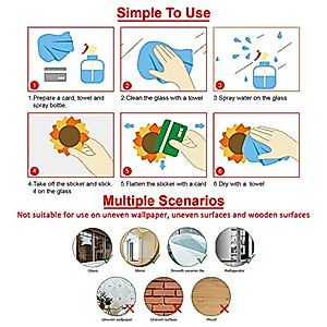 242 Pieces Christmas Window Clings for Glass Windows, 9 Sheets Christmas Window Stickers, Snowflake Window Clings Christmas Decorations, Double-Side Xmas Deer Santa Decor Decals for Party