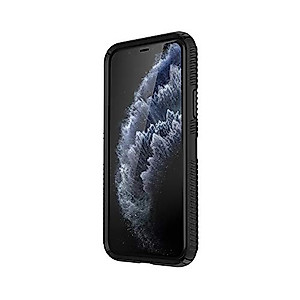 Speck Products Presidio2 Grip Case, Compatible with iPhone 11 PRO, Black/Black/Black/White