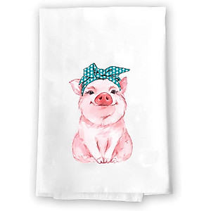 Decorative Kitchen and Bath Hand Towels | Rustic Tea Rag | Spring Summer Fall Winter Decor | White Towel Home Holiday Decorations | XMAS Wedding Gift