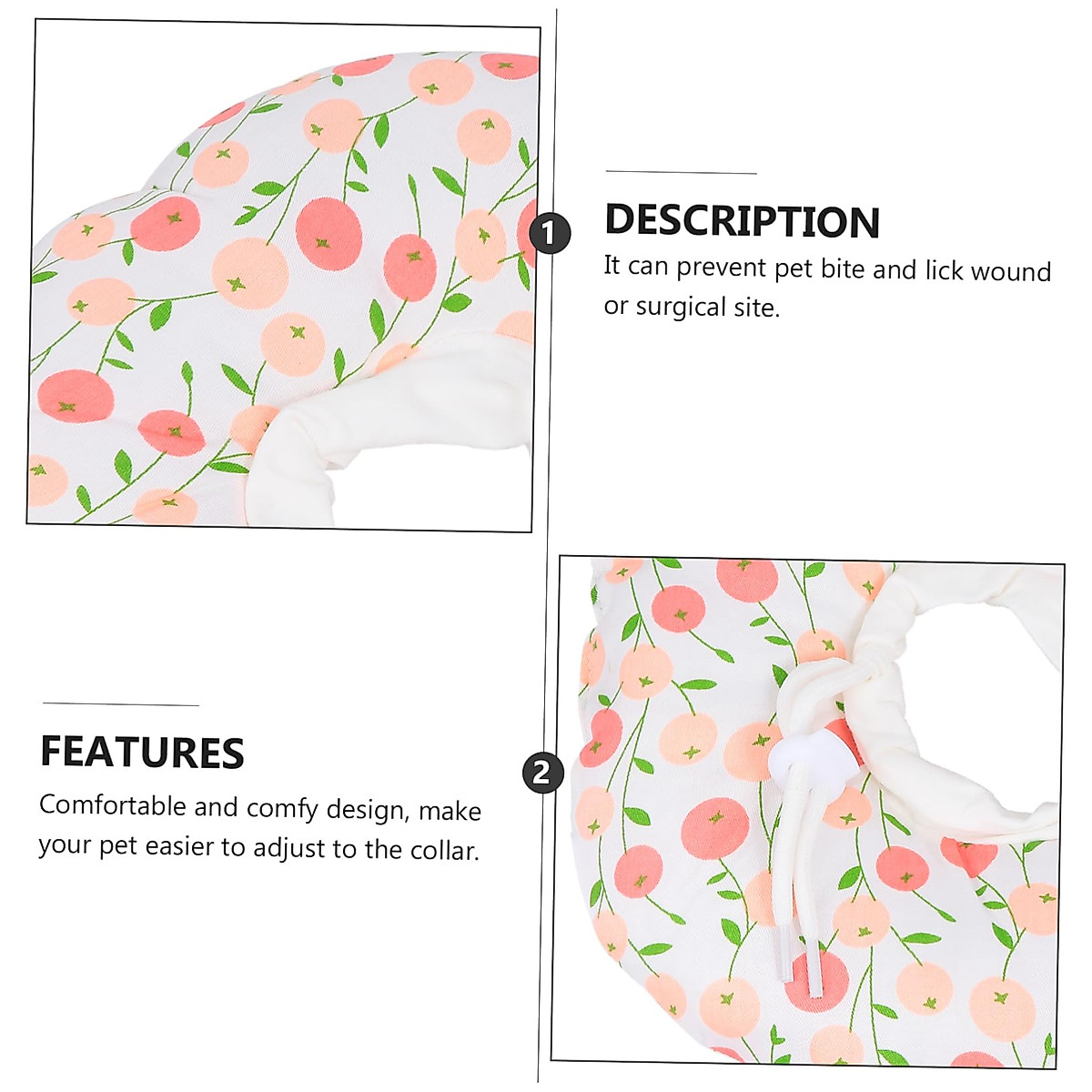 DOITOOL 3pcs Elizabeth Circle Cat Protective Collar Dog Soft Cone Grooming Neck Cone Puppies Collars Pet Collar After Surgery Cat Wound Healing Collar Cat Collar Kitten White Fabric