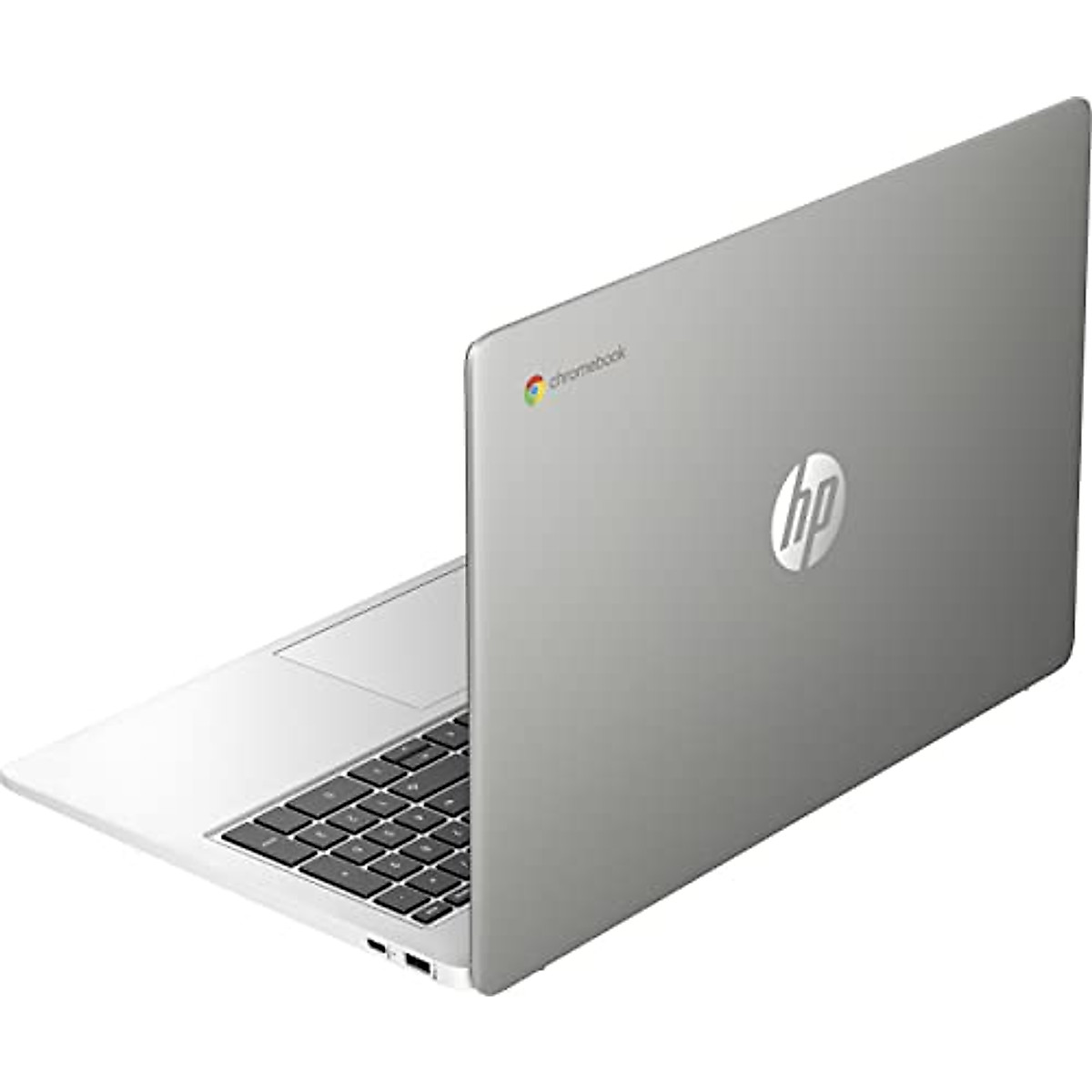 HP Chromebook 15A-NA0063DX 15.6-Inch Laptop Intel Pentium Silver N6000, 8GB LPDDR4x RAM, 64GB eMMC Computer Storage, Intel UHD Graphics, Wifi Bluetooth HD Camera ChromeOS Mineral Silver (Renewed)