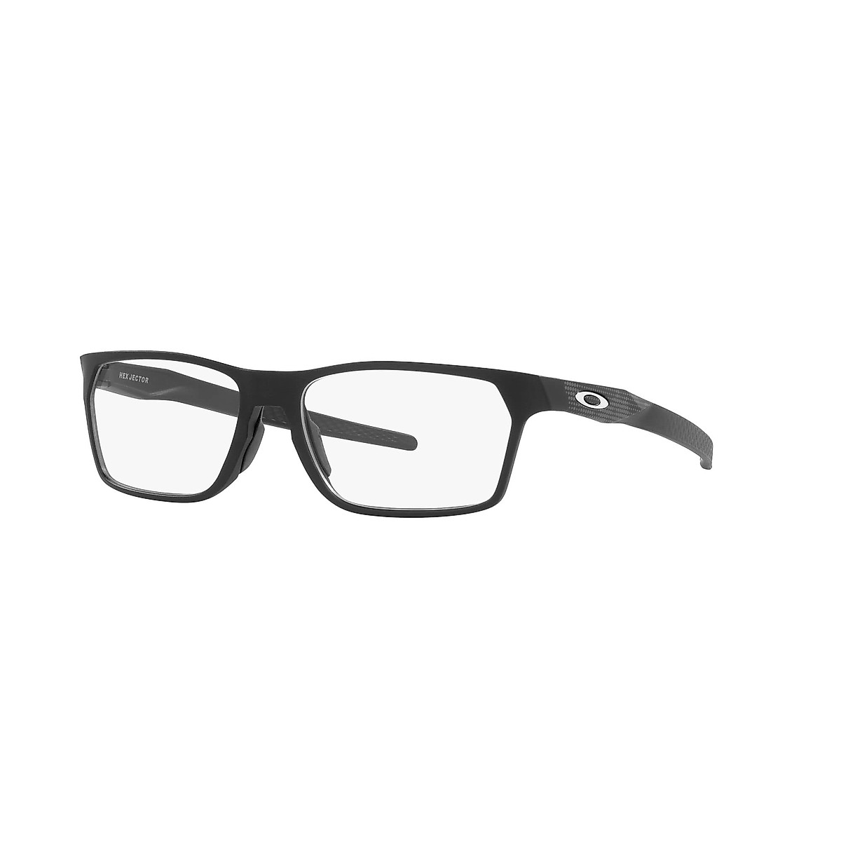 Oakley Men's Ox8032 Hex Jector Rectangular Prescription Eyewear Frames, Satin Black/Demo Lens, 55 mm