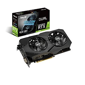ASUS Dual EVO Gaming GeForce RTX 2060 6GB GDDR6 with The All-New NVIDIA Turing GPU Architecture DUAL-RTX2060-6G-EVO