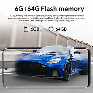 M13 Pro Plus Cell Phone, for Android 11 Unlocked Smartphone with, 4G Unlocked Phones, 6GB 64GB ROM, 6.53 HD Display, 8MP 21MP Dual Camera, Dual SIM, 4500mAh Battery