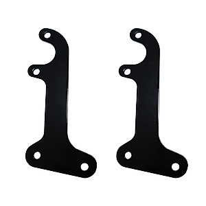 2 x Tail Light Brackets for 1953 1954 1955 1956 Ford F100 Pickup Truck,Model A Lights,Street Rods,Hot Rods,CustomFits Both Passenger and Driver Side (Black Finish) - Tail Light Bracket
