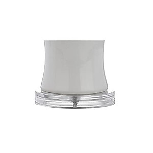 JONATHAN Y JYL3015C Tiki 26.5" Ceramic LED Table Lamp Contemporary Traditional Bedside Desk Nightstand Lamp for Bedroom Living Room Office College Bookcase LED Bulb Included, White