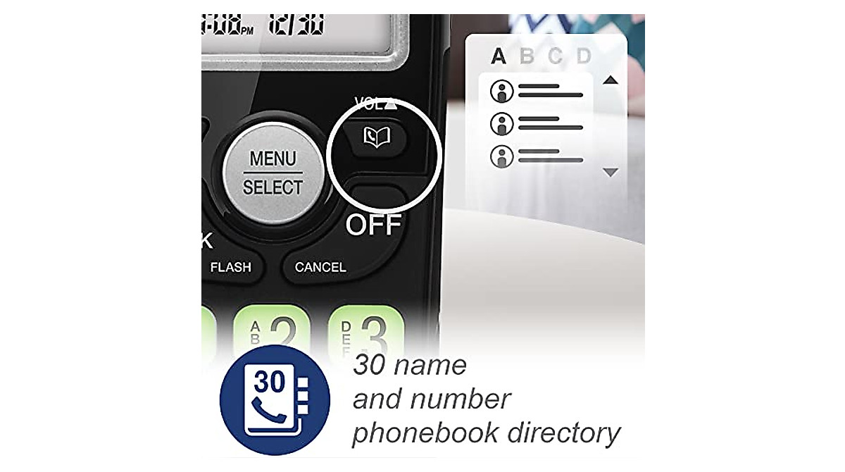 VTech VG101-21 Cordless Phone with 2 Handsets & 1000 ft Range