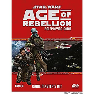 EDGE Studio Star Wars Age of Rebellion Game Master's Kit | Roleplaying Game | Strategy Game for Adults and Kids | Ages 10+ | 2-8 Players | Average Playtime 1 Hour | Made
