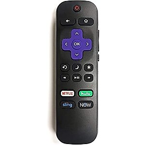 Hisense Roku TV Remote w/Volume Control & TV Power Button for All Hisense Roku built-in TV❌ NOT FOR other brand Roku TV ❌NOT FOR Roku Player (box) ❌NOT FOR Roku Stick!!
