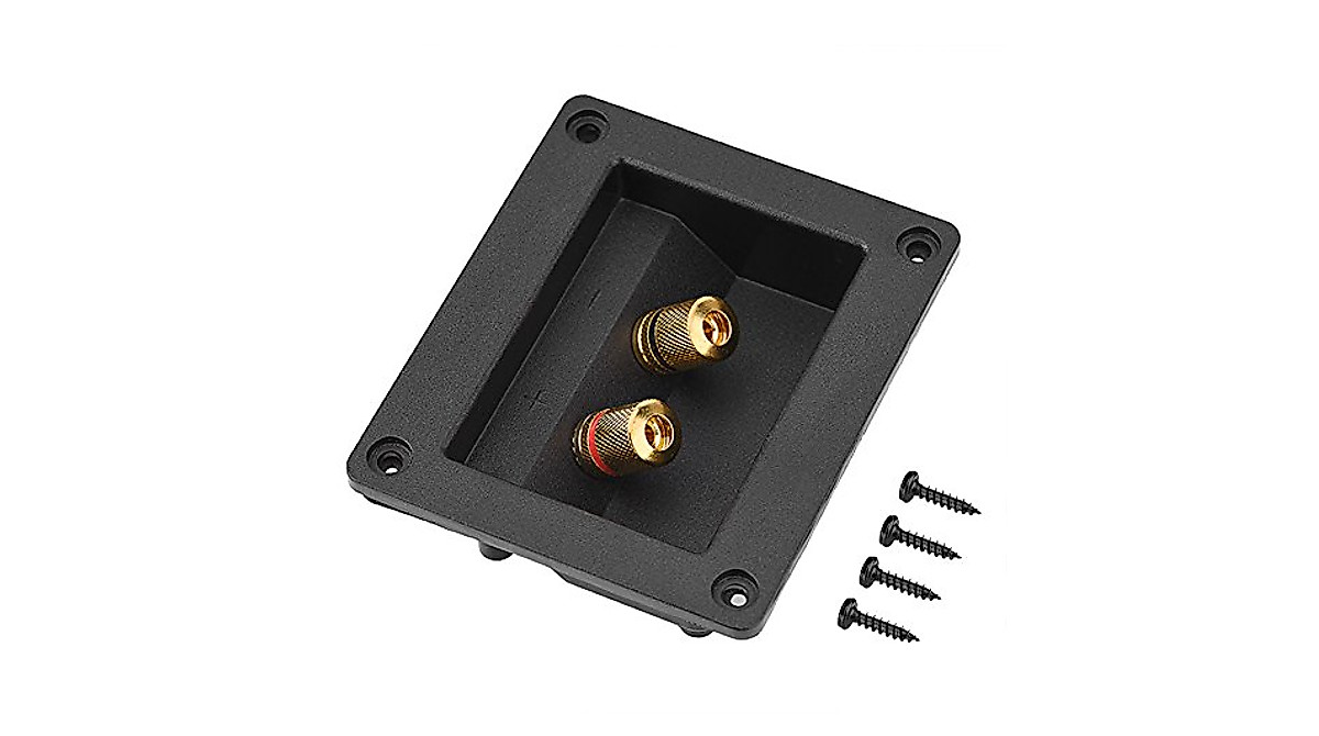 Get Speaker Terminal Box for DIY 2-Way Speaker Projects
