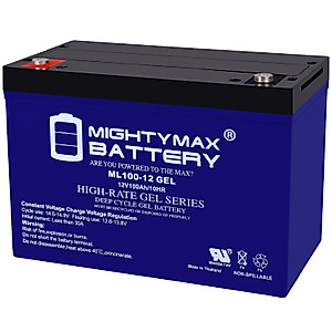 Mighty Max Battery 12V 100AH Gel Battery Replaces Tomcat MiniMag Series Floor Scrubbers