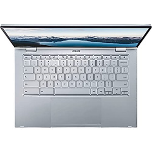 ASUS Touchscreen 14" Flip 2-in-1 Chromebook (Latest Model), Full HD Display, Intel Core M3-8100Y, 8GB RAM, 64GB eMMC, Wi-Fi 6, Webcam, NLY MP, Chrome OS