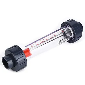 LZS-20（D）Liquid Flowmeter 40-400L/H Liquid Flowing Rate Gauge 25mm/1in Liquid Flowing Meters High Accuracy Water Rotameter Hydraulic Valve Fittings