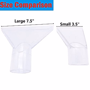 RosyOcean Wet/Dry Vac Extraction Attachment with 2-1/2" Adapter for 10-20 Gal Shop Vacuum Auto Detailing & Carpet & Upholstery Cleaning, Vac Clear Extractor Accessory