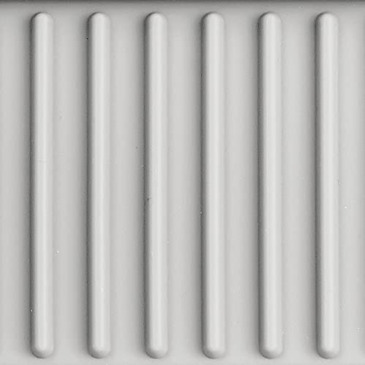 mDesign Durable Silicone Kitchen Sink Storage Organizer Tray - Holder for Sponges, Soap, Scrubbers - Ribbed Base, Quick Drying, Waterproof, Non-Slip - Linelle Collection - 2 Pack - Light Stone Gray