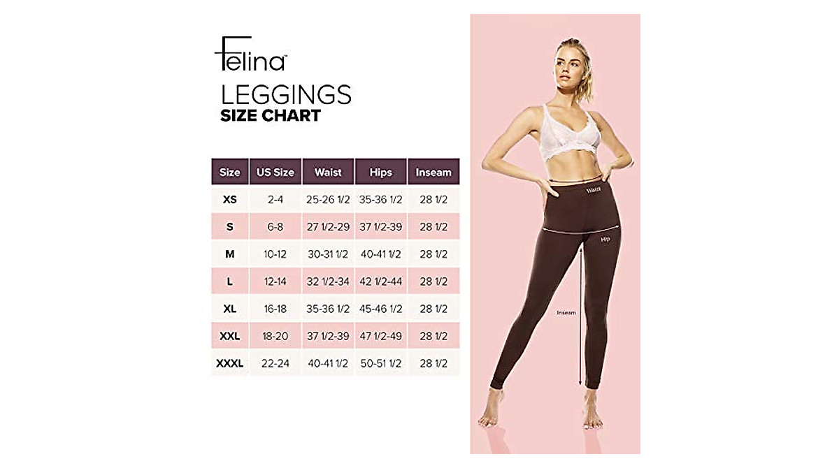 Felina Velvety Soft Leggings 2-Pack for Women