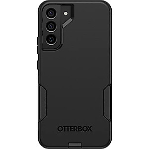 OtterBox Galaxy S22+ Commuter Series Case - BLACK, slim & tough, pocket-friendly, with port protection