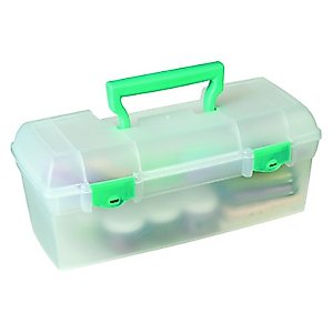 ArtBin Essentials Lift Out Tray with Teal Latches and Handle, Translucent