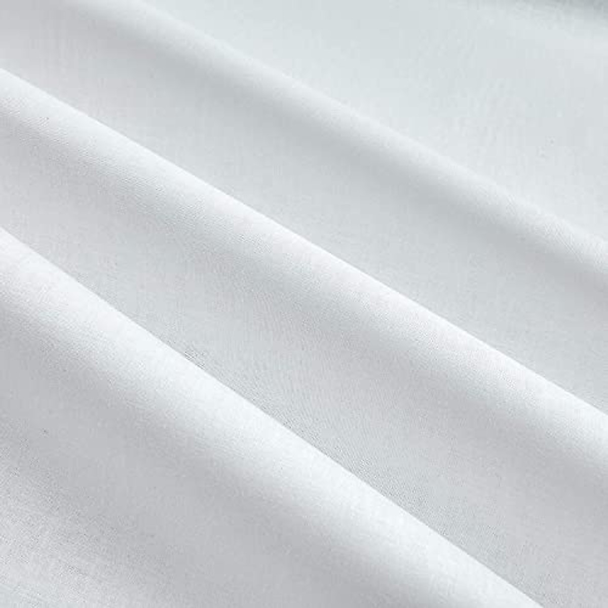 Roc-lon 54" White Rain-No-Stain, Cut by Yard