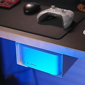 Patent Pending Apple MAC Studio Computer Mount - Black | Made in The USA by Oeveo | VESA Mount, Under Desk Holder, and Wall Case for The Apple Mac Studio | | 8H X 4.06W X 8.13D