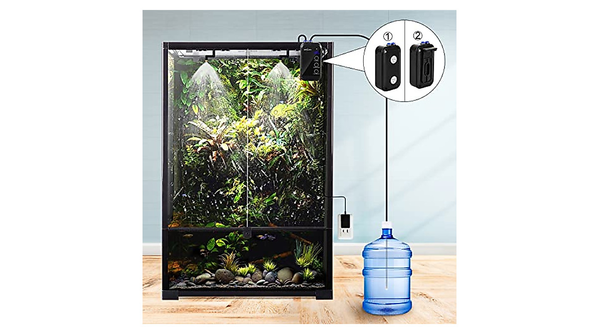 REPTI ZOO Mini Reptile Humidifier – Automatic Misting System
