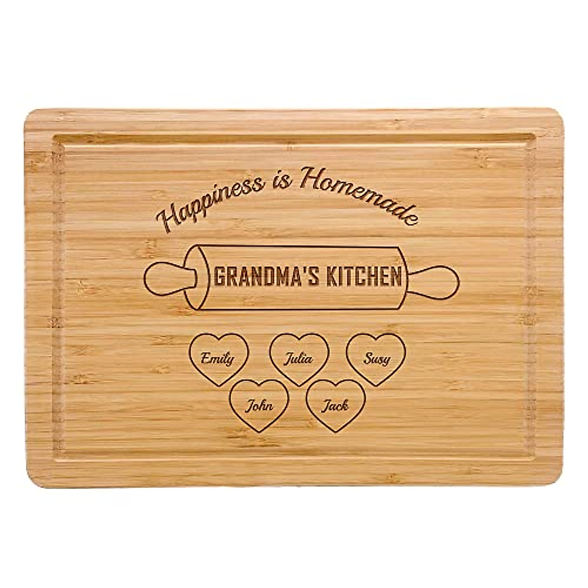 Personalized Gifts for Grandma Kitchen for Mothers Day, Cutting Board, Custom Engraved Serving Board or Decor, Customized Mom and Grandma Gift, Decor for Grandma's Kitchen, Engraved Sign, Christmas