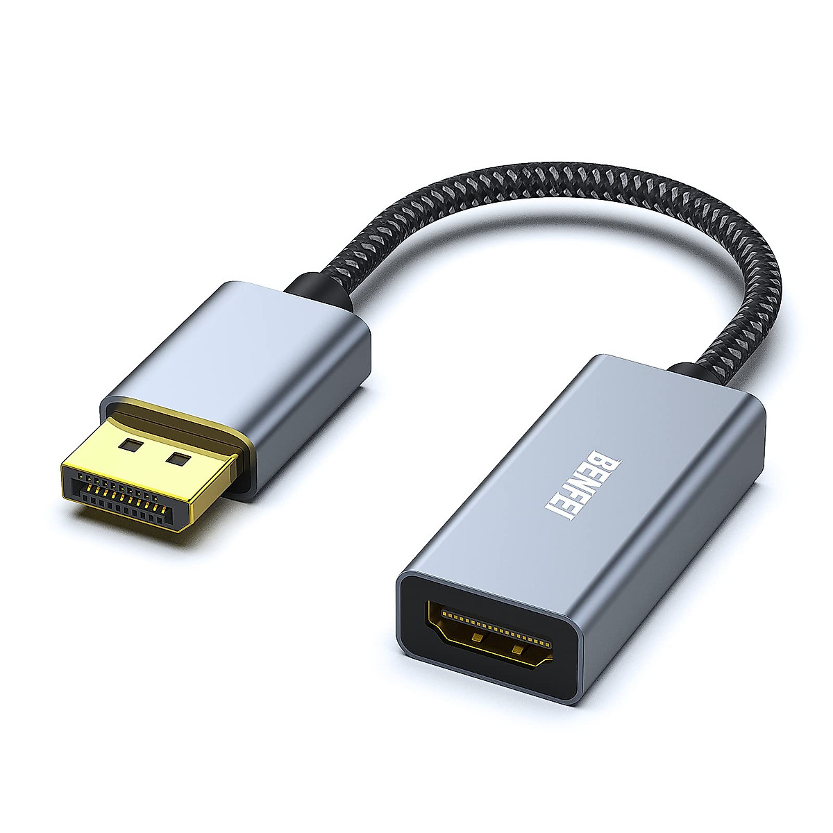BENFEI DisplayPort to HDMI, Gold-Plated DP Display Port to HDMI 4K Adapter (Male to Female) Compatible for Lenovo Dell HP and Other Brand