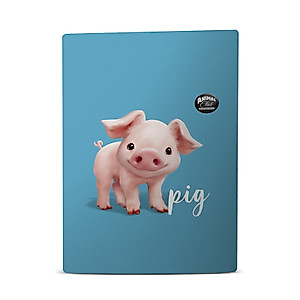 Head Case Designs Officially Licensed Animal Club International Pig Faces Vinyl Faceplate Sticker Gaming Skin Decal Cover Compatible With Sony PlayStation 5 PS5 Disc Edition Console