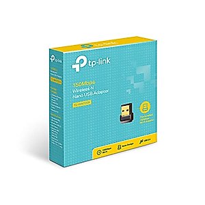 TP-Link USB WiFi Adapter for PC(TL-WN725N), N150 Wireless Network Adapter for Desktop - Nano Size WiFi Dongle for Windows 11/10/7/8/8.1/XP/ Mac OS 10.9-10.15 Linux Kernel 2.6.18-4.4.3, 2.4GHz Only