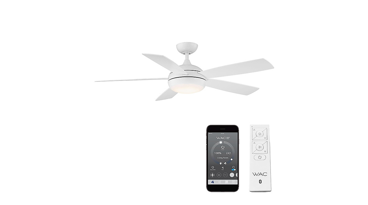 WAC Smart Fans Odyssey 54in Ceiling Fan with Smart Home Control
