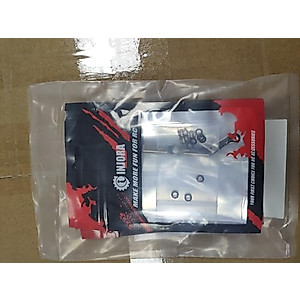 INJORA Brass Steering Blocks Knuckle, Steering Link and Caster Blocks C-Hubs Set for TRX4M 1/18 RC Crawler Upgrade Parts, Black