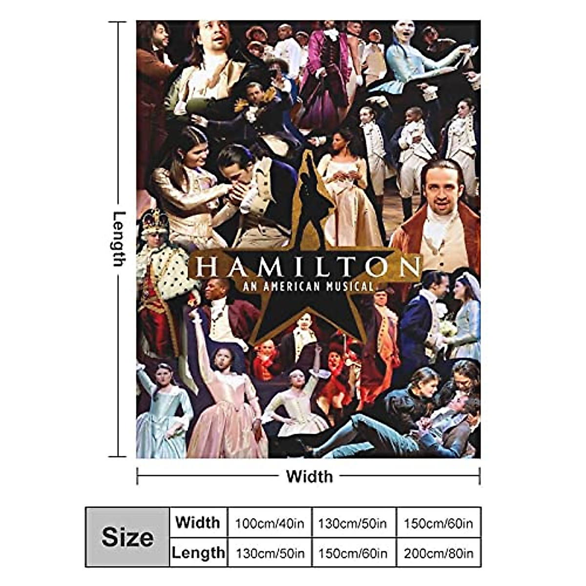 Blanket Musicals Throw Blanket Ultra Soft Blankets Warm Lightweight Flannel Blanket for Bedding Sofa and Travel All Season 50"X40"