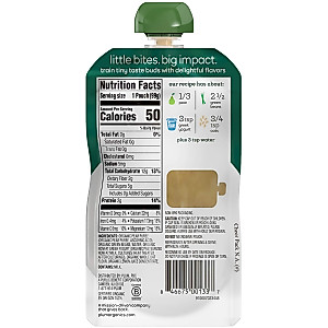 Plum Organics | Stage 2 | Organic Baby Food Meals [6+ Months] | Pear, Green Bean & Greek Yogurt | 3.5 Ounce Pouch (Pack Of 12) Packaging May Vary
