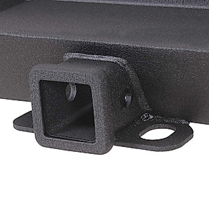 EAG Rear Bumper with 2"Hitch Receiver Fit for 07-18 Wrangler JK Offroad