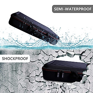 LTGEM Hard Travel Carrying Case for Pioneer DJ DDJ-FLX4 / Roland DJ-202 / M-Audio Oxygen Pro 25 / AKAI Professional MPK225 DJ Controller