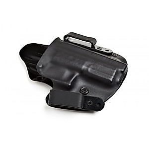 L.A.G. TACTICAL, INC., Defender Series, OWB/IWB Holster, Fits SIG P226R/MK25, Kydex, Right Hand, Black Finish