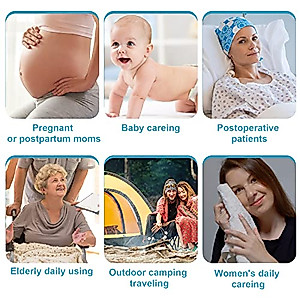 Portable Bidet-Electric Portable Travel Bidet Toilet Sprayer for Women Personal Hygiene Cleaning Soothing Postpartum Care, Perineal, Hemmoroid Treatment Outdoor Camping Pink